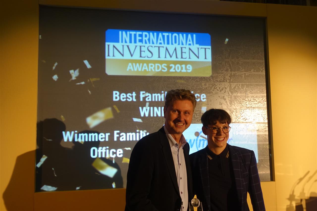 Wimmer Family Office wins the Best Family Office 2019 award and ...